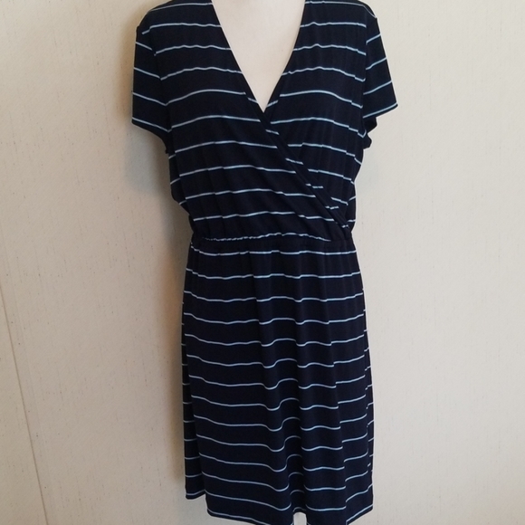 Nelly | Dresses | A2 Nelly Womens Short Sleeve Stripe Dress | Poshmark
